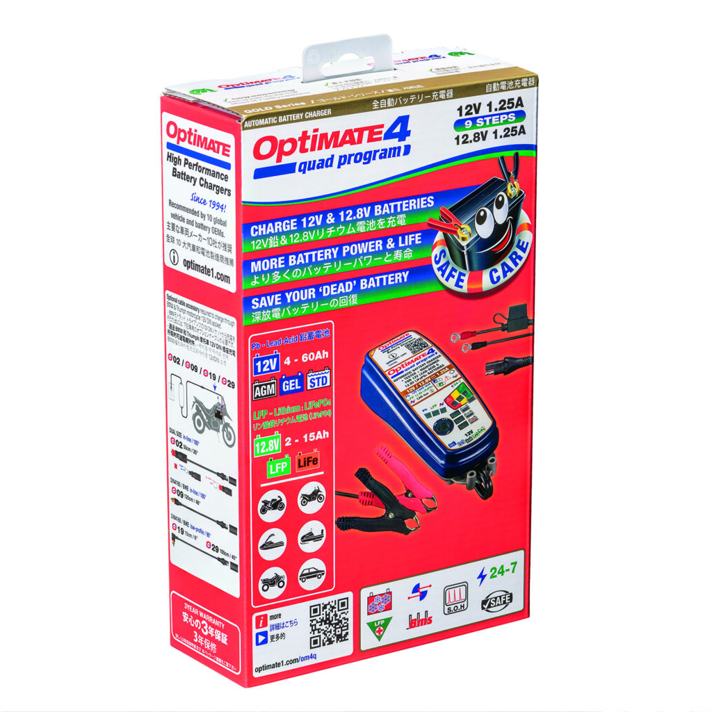 OptiMate 4 Quad Program - テックメイトジャパン㈱